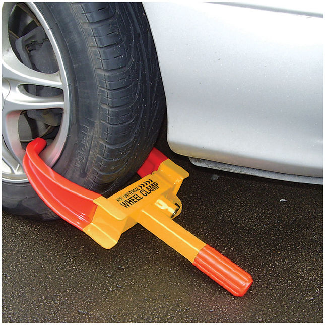 Maypole MP9075 Universal Wheel Clamp - Machine Mart