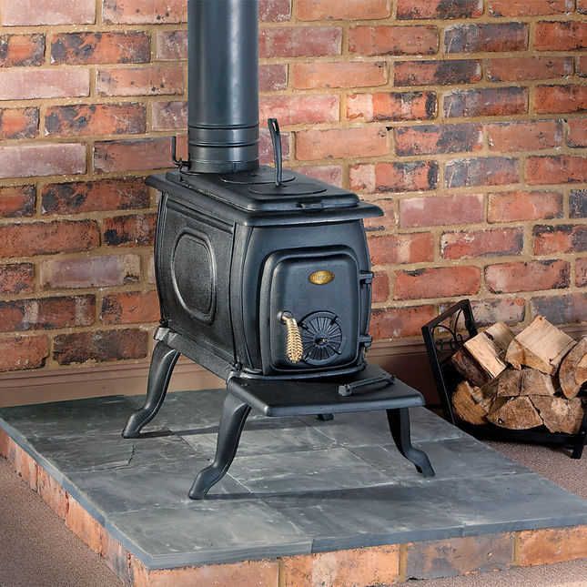 Clarke Boxwood Cast Iron Wood Burning Stove - Machine Mart