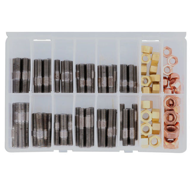 Connect 100 piece Manifold Stud & Nut Kit M8, M10 - Machine Mart