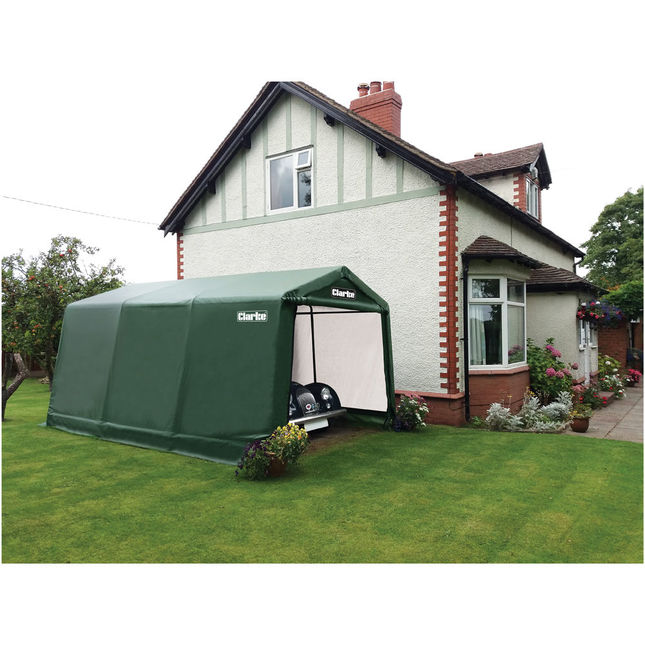 Clarke CIG81015 Garage / Workshop - Green (4.5 x 3 x 2.4m) - Machine ...