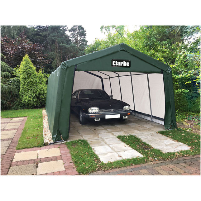 Clarke CIG81220 Garage / Workshop - Green (6.1 x 3.7 x 2.5m) - Machine Mart